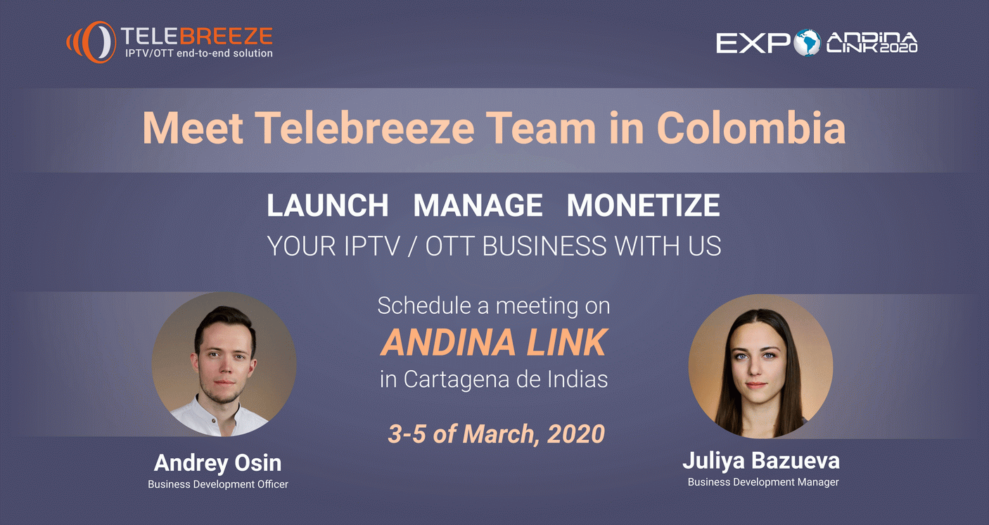 Telebreeze will visit ANDINA LINK exhibition in Cartagena, Colombia