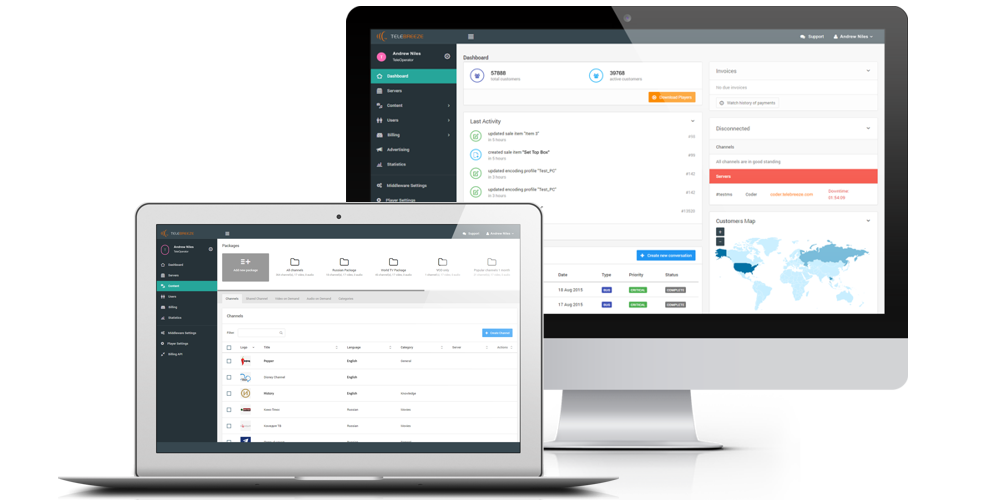 Telebreeze IPTV/OTT Platform